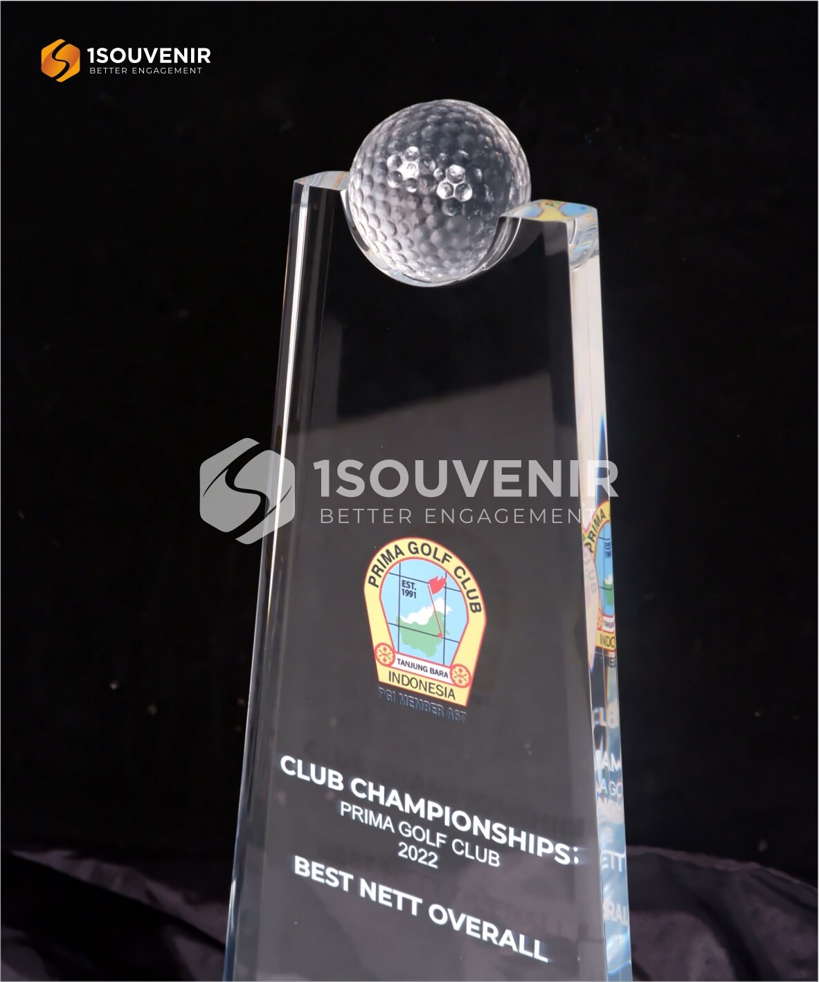 Plakat Akrilik Best Nett Overall Prima Golf Club 2022