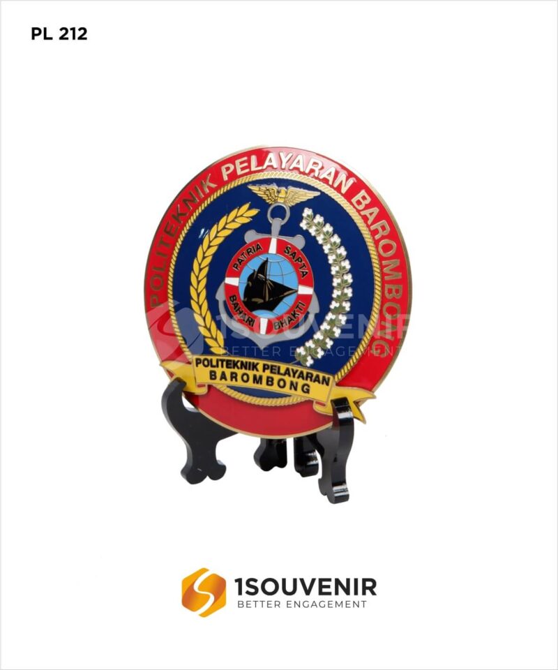 Plakat Logam Politeknik Pelayaran Barombong