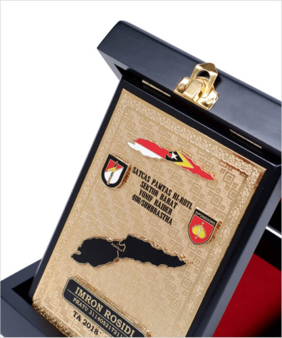 Plakat Satgas Pamtas RI-RDTL Sektor Barat