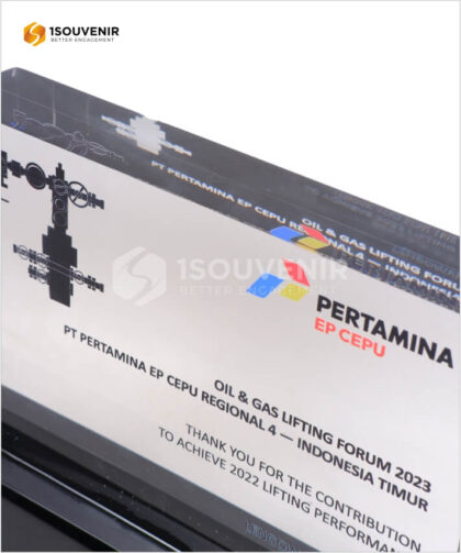 Plakat Akrilik Pertamina EP Cepu