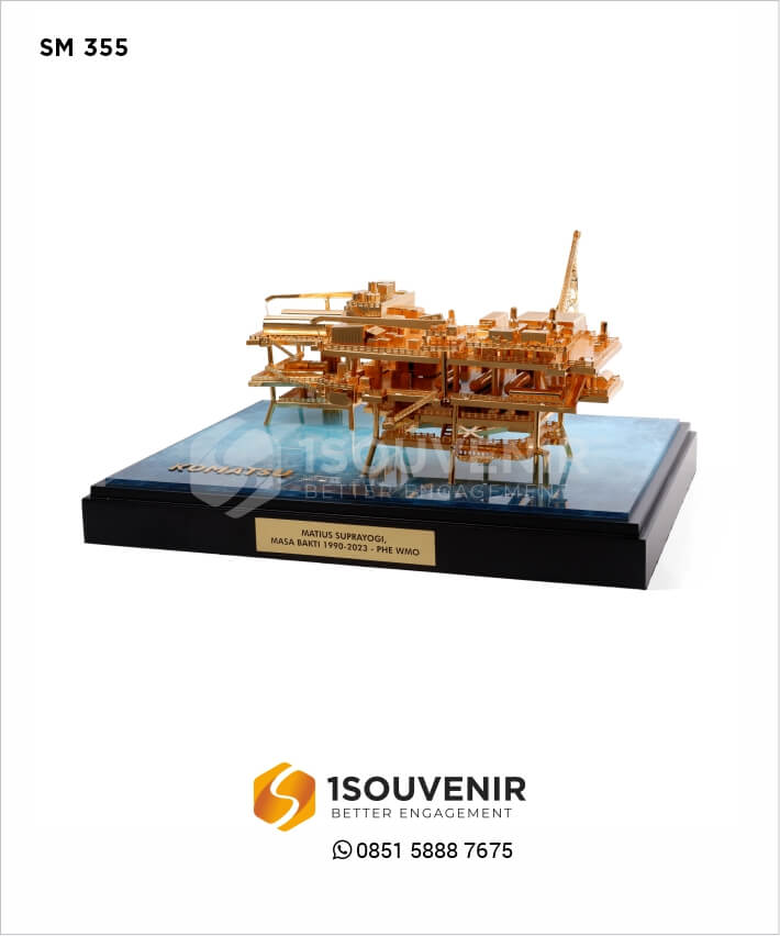 Miniatur Rig Offshore Komatsu PHE WMO