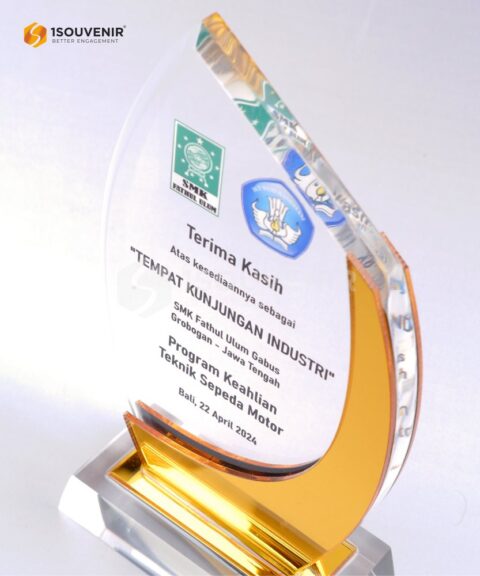 Plakat Akrilik Kunjungan Industri SMK