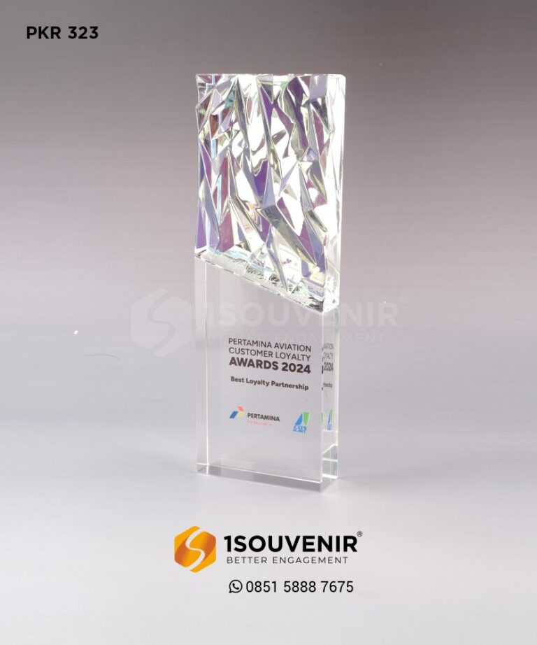 Jual Plakat Kristal 3D Custom Design Terbaru 2025